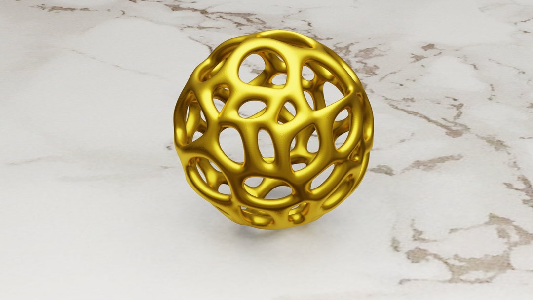 Voronoi Sphere STL Print File Jewellery Organiser - Etsy