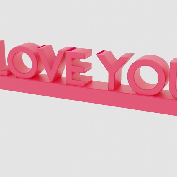 I Love You Statue - Etsy