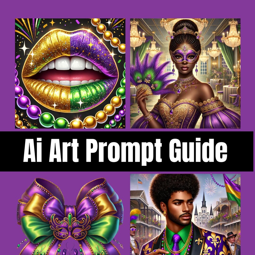 Mardi Gras AI Art Prompt Guide | 20 Prompts + Final Artwork | African ...