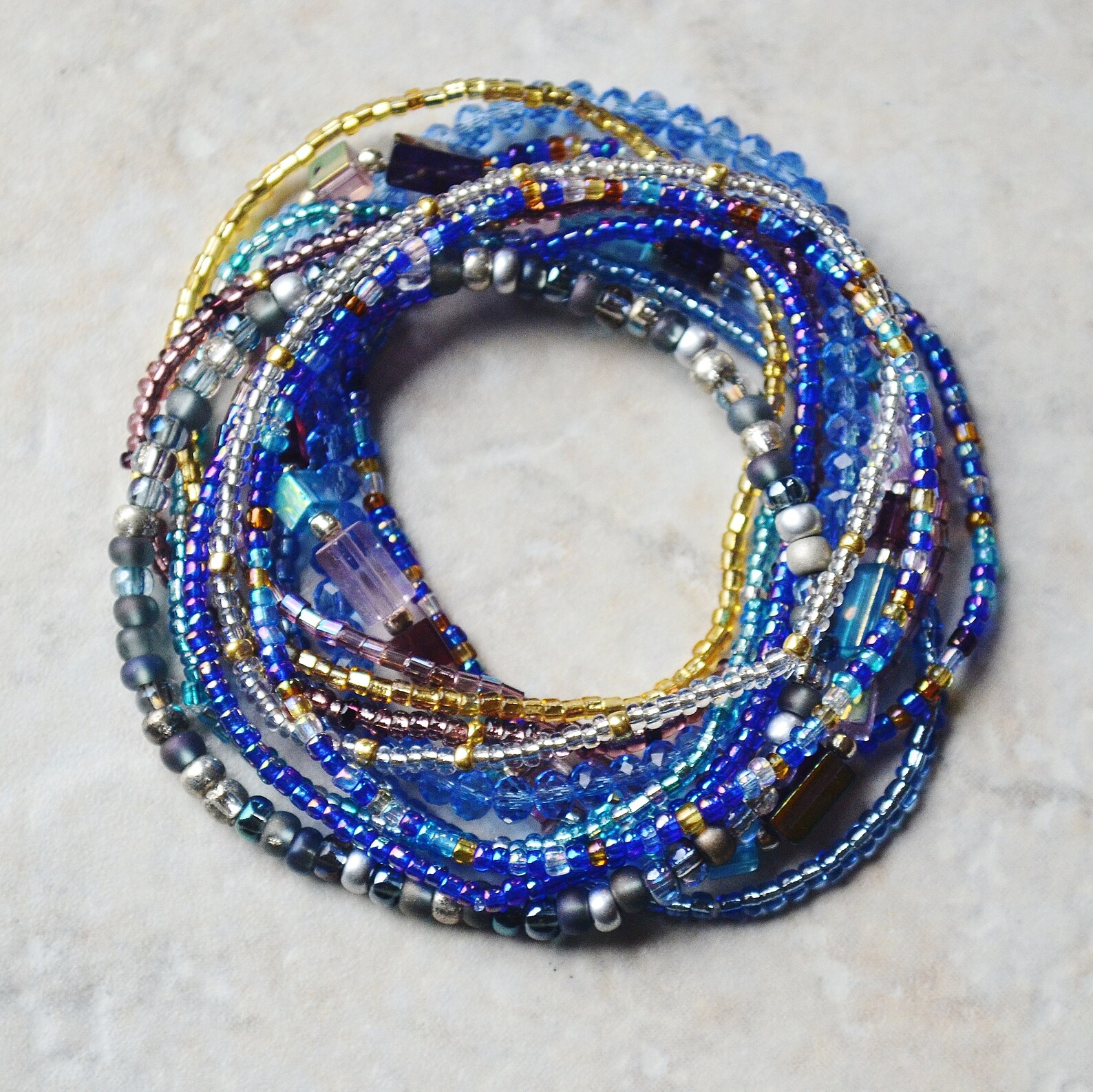 Stretch Bracelets Elastic Beaded Bracelet Set 12 Seed Beads - Etsy