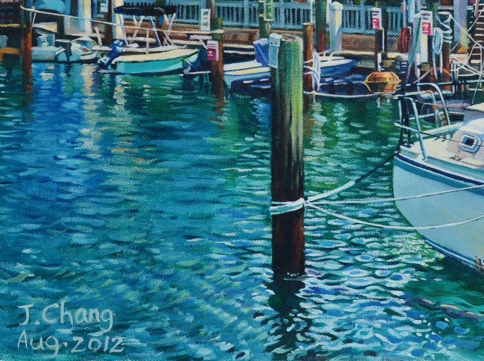 Key West Painting Docking at Key West Oil Painting Art - Etsy