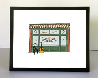 Central Perk Miniature Window Display - Etsy