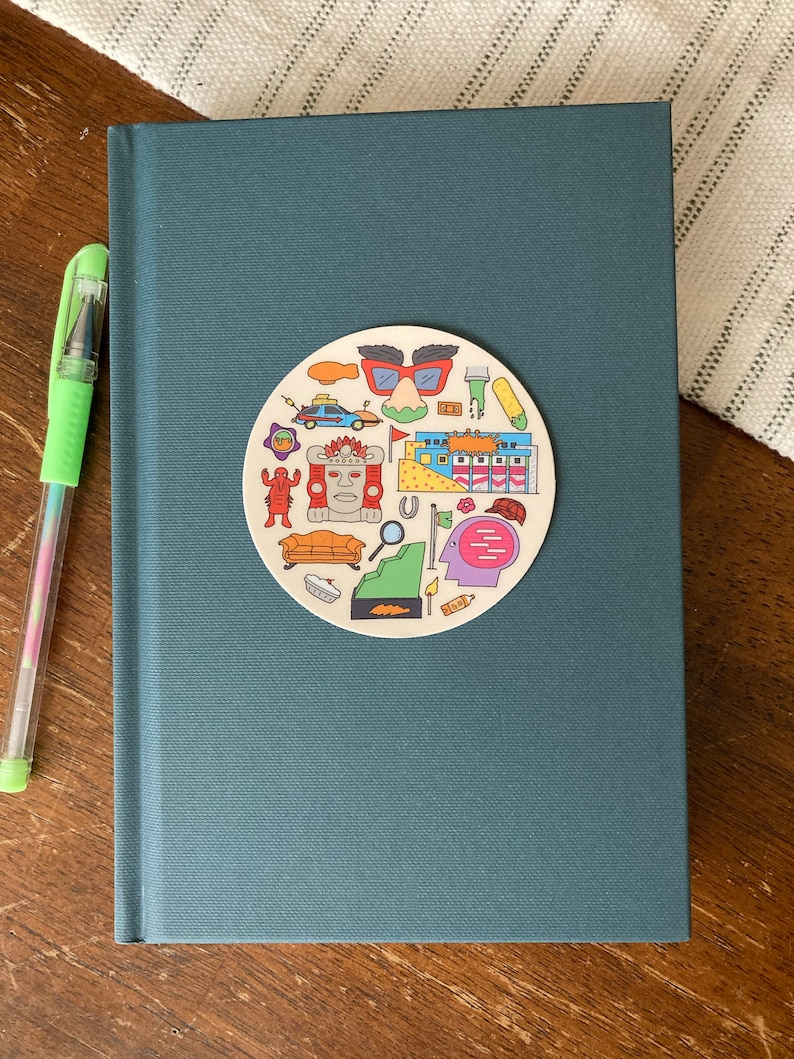 90's Nickelodeon Inspired Collage Sticker, 3” Waterproof Decal - Etsy