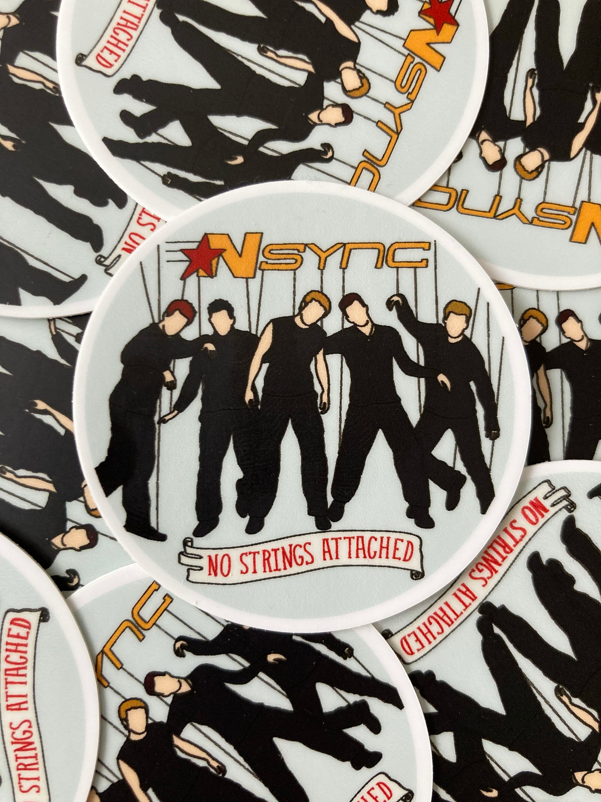 NSYNC Sticker, No Strings Attached, 2 Waterproof Decal - Etsy