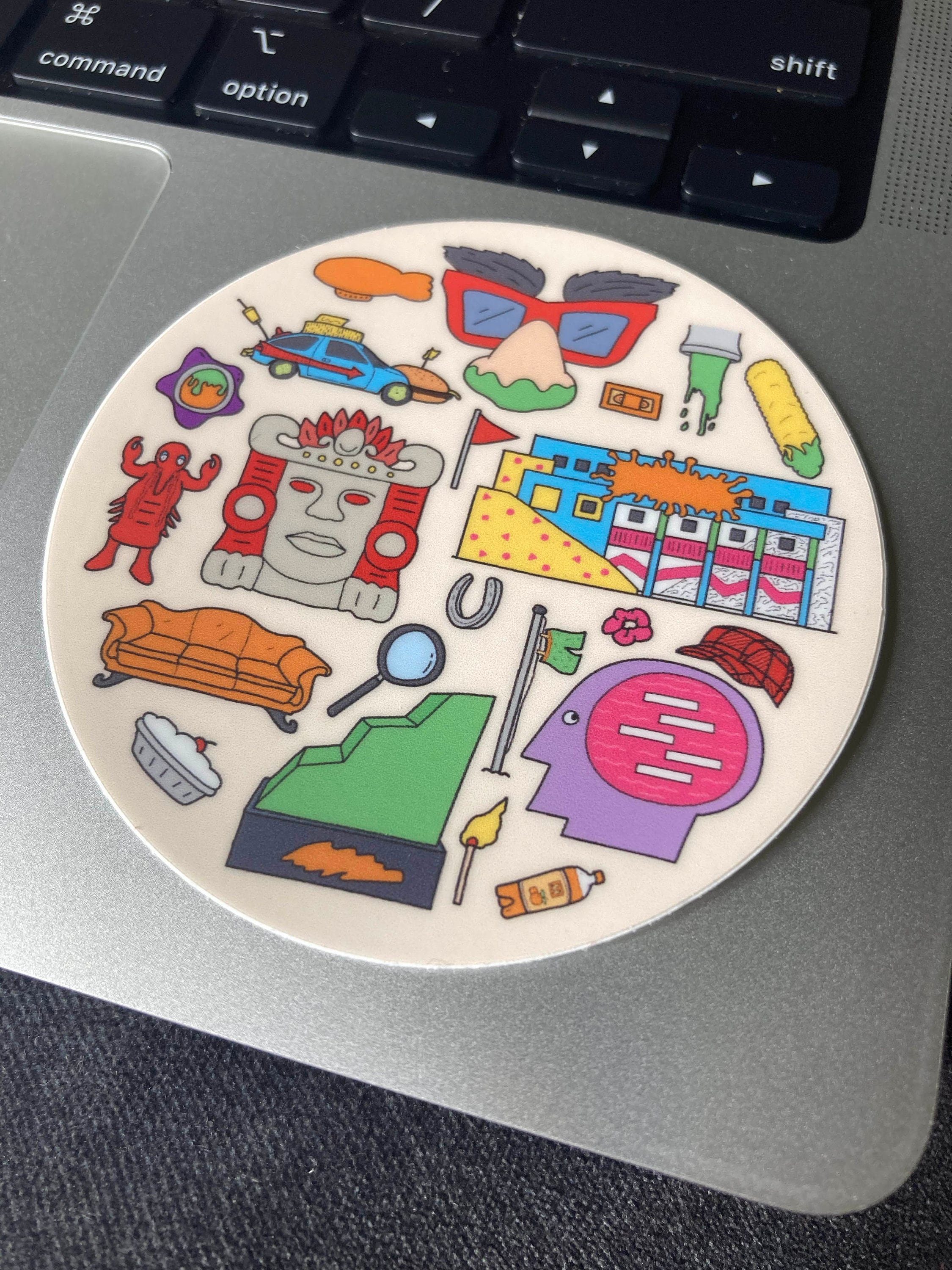 90's Nickelodeon Inspired Collage Sticker 3 Waterproof - Etsy