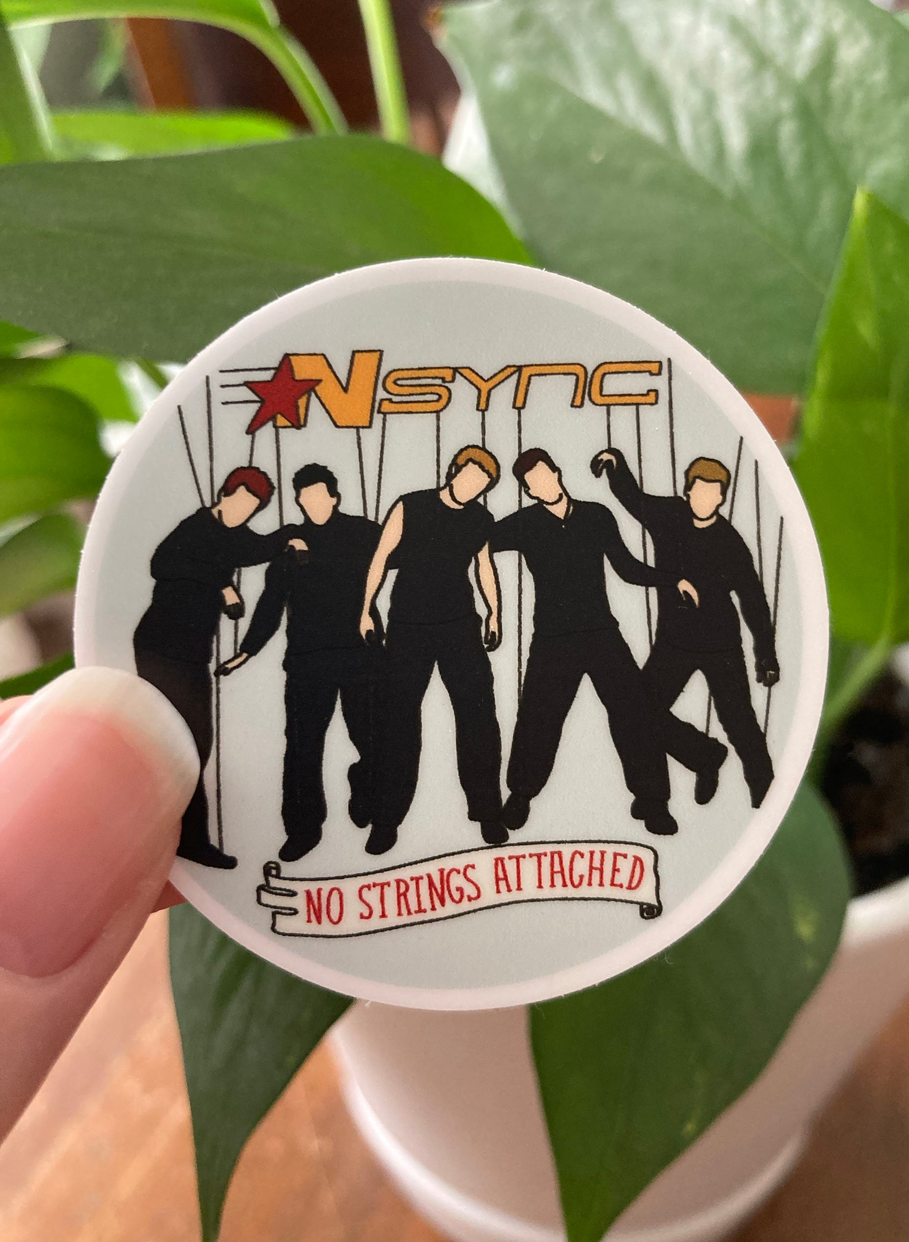 NSYNC Sticker, No Strings Attached, 2 Waterproof Decal - Etsy