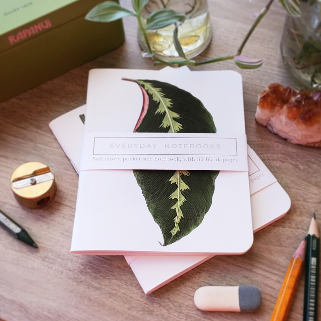 Green Leaves Notebook. Plant Lady. House Plant. Botanist. Pocket Size ...