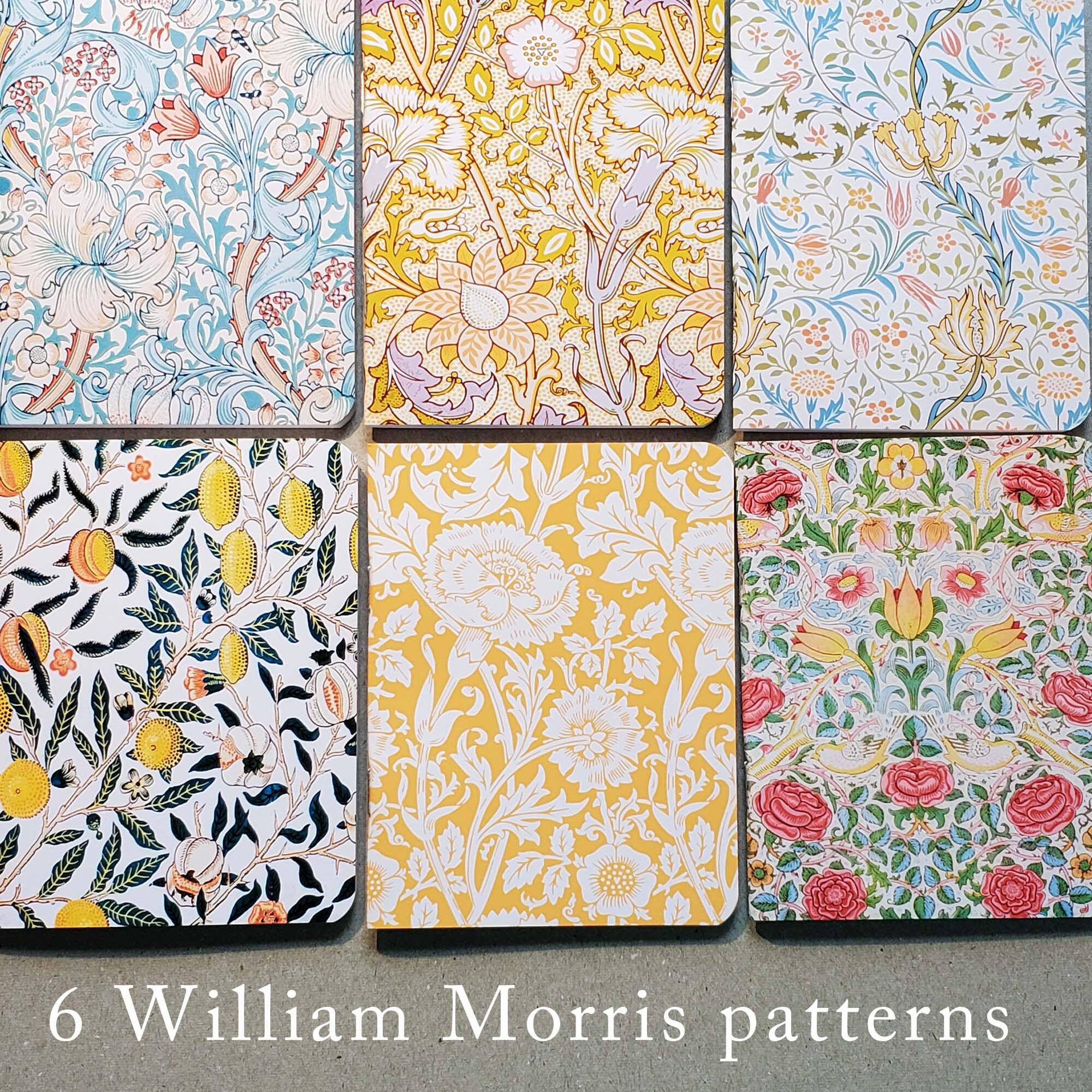 William Morris Notebook. Pocket Size Notebook Softcover Notebook 32 ...