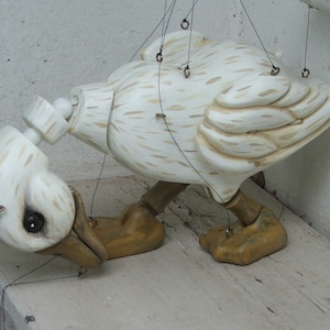 White Duck Strung Puppet Marionette Hand Made to Order in Staffordshire ...