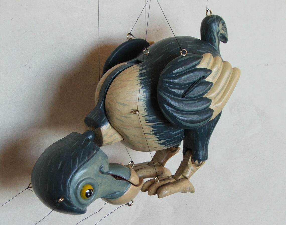 Dodo Bird Strung Puppet Marionette Hand Made to Order in - Etsy