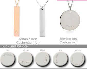 Engraved charms | Etsy