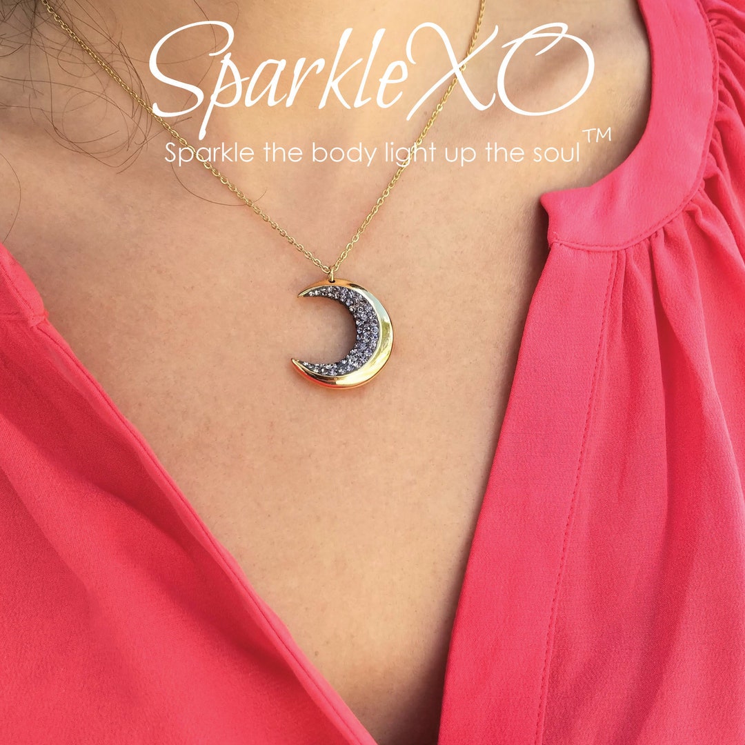 Engraved Moon Phase Necklace Custom Moon Necklace Personalized Name ...