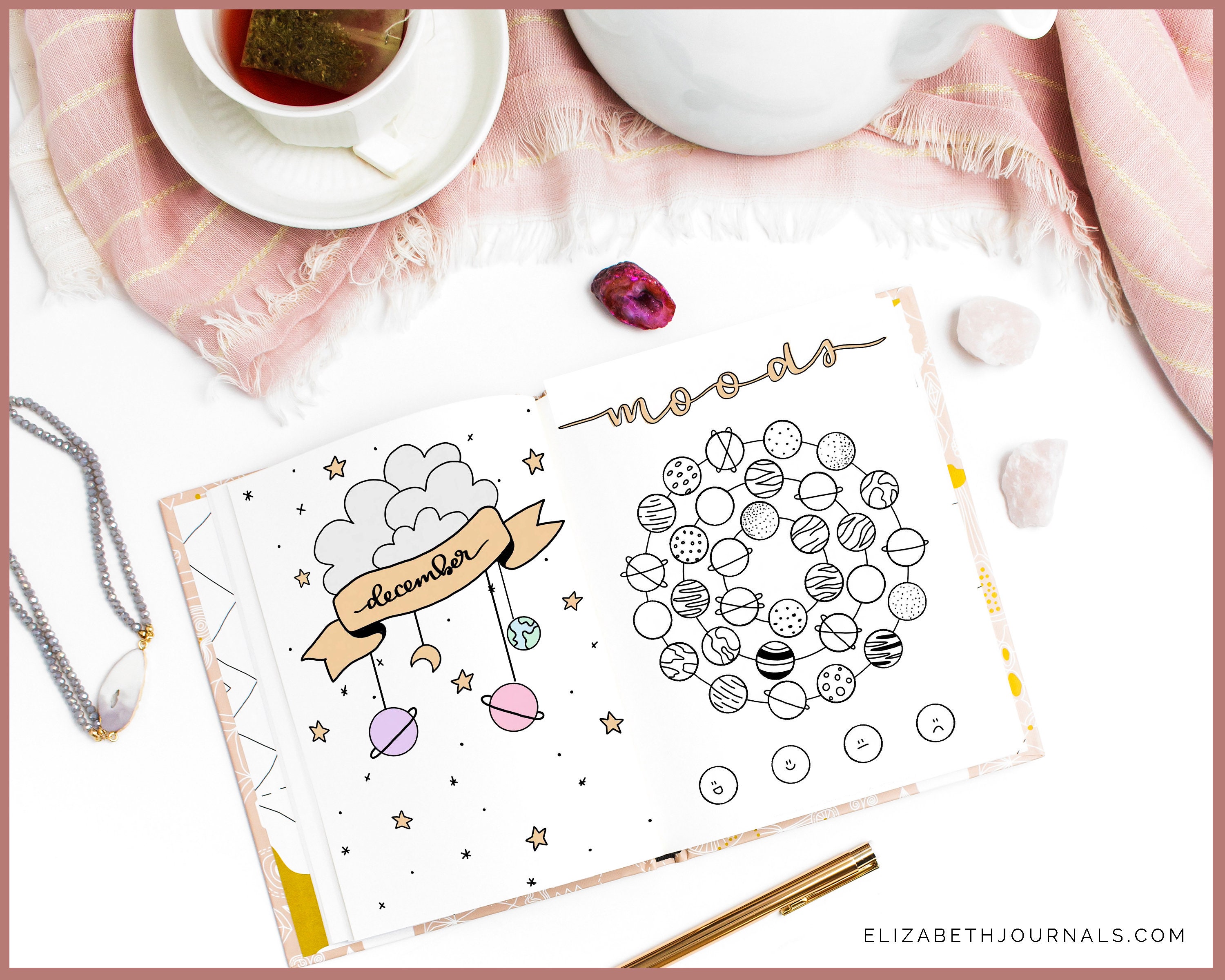 The Jenny Pastel Planner Kit A4 & Letter Sizes 255 Pages - Etsy