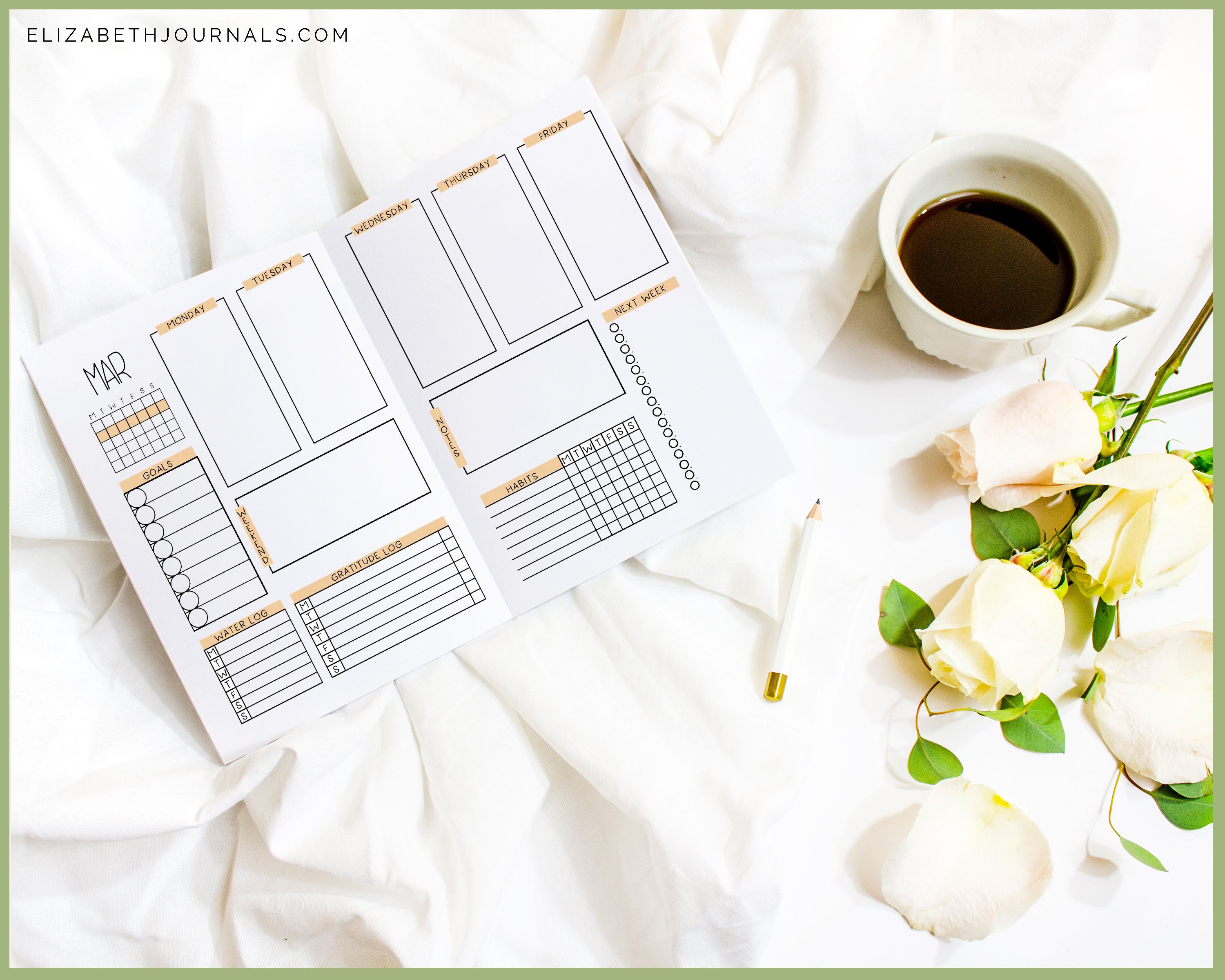 The Jenny Pastel Planner Kit A4 & Letter Sizes 255 Pages - Etsy