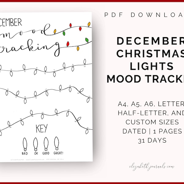Mood Tracker - Etsy