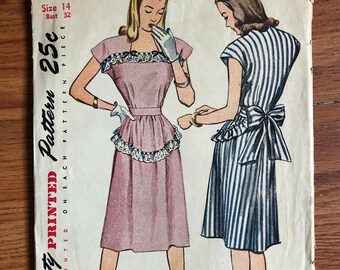 1912 Dress Pattern - Etsy