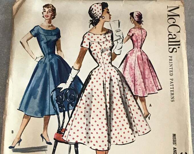 1950s Mccall's 3626 Sewing Pattern / 50's Misses Party - Etsy