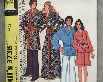 Mens robe pattern | Etsy