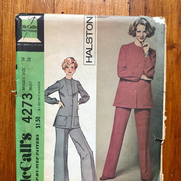 Mccalls Halston 70s Dress Pattern - Etsy