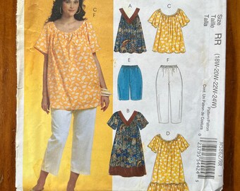 70s Women's Tops Sewing Pattern / 1970s Vintage Blouse / Shirt / Size ...