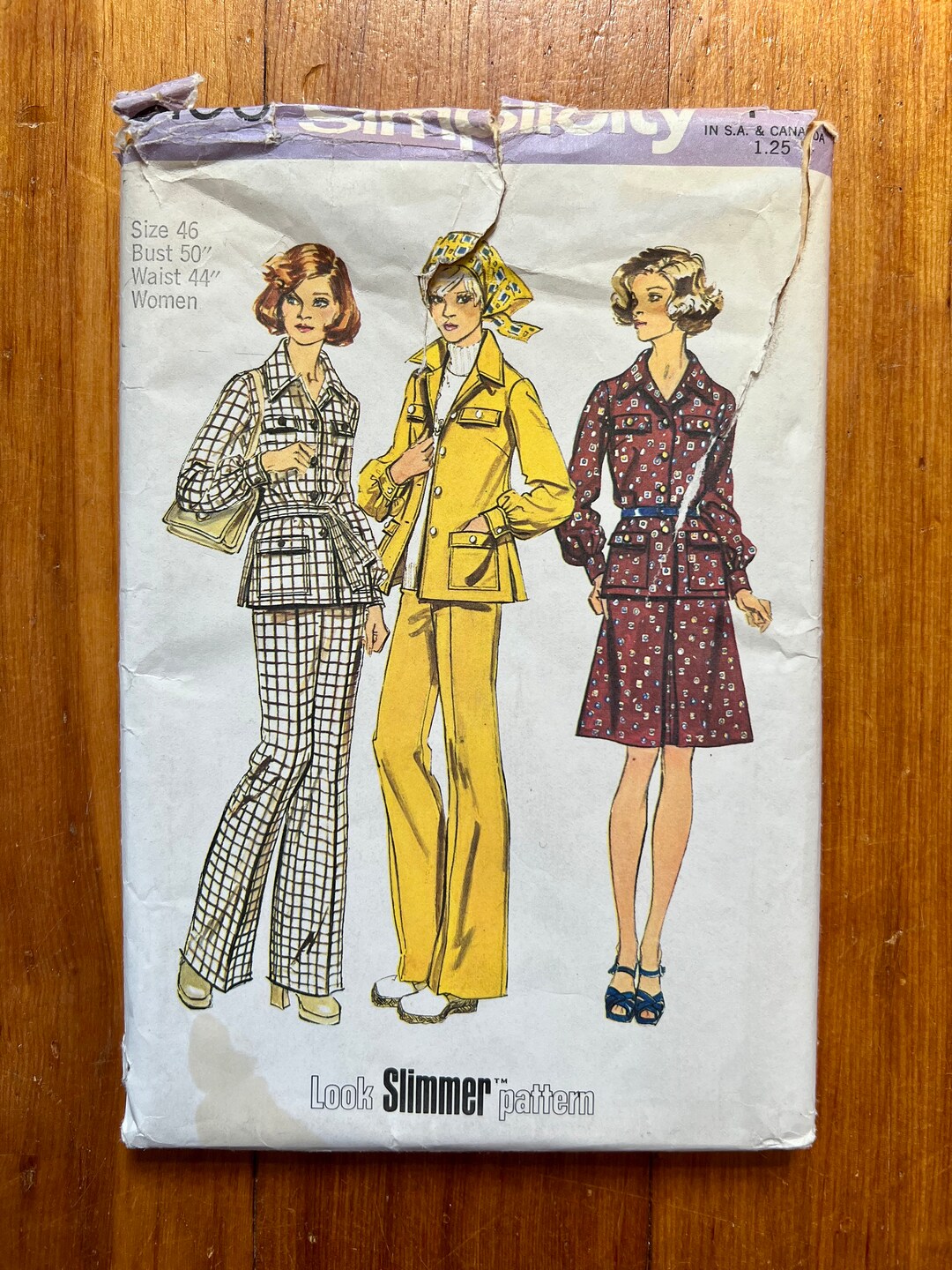 70s Shirt-jacket, Skirt & Pants Sewing Pattern / 1970s Vintage / Women ...