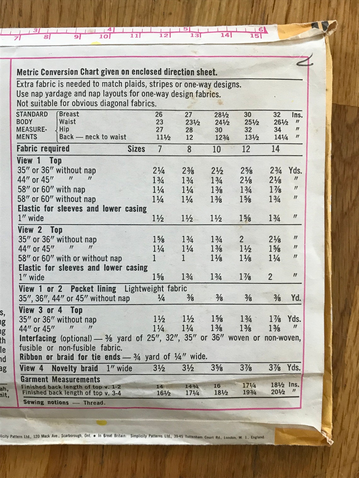 1970s Jiffy Top Sewing Pattern / 70s Vintage Easy to Sew - Etsy