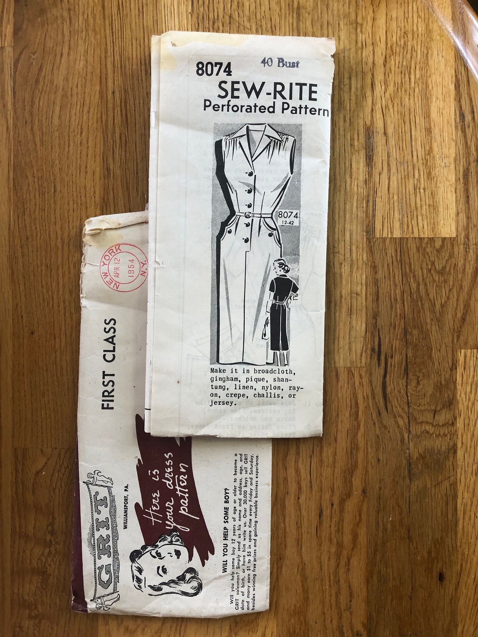 1950s Dress Sewing Pattern / Vintage 50s Sheath Dress / - Etsy