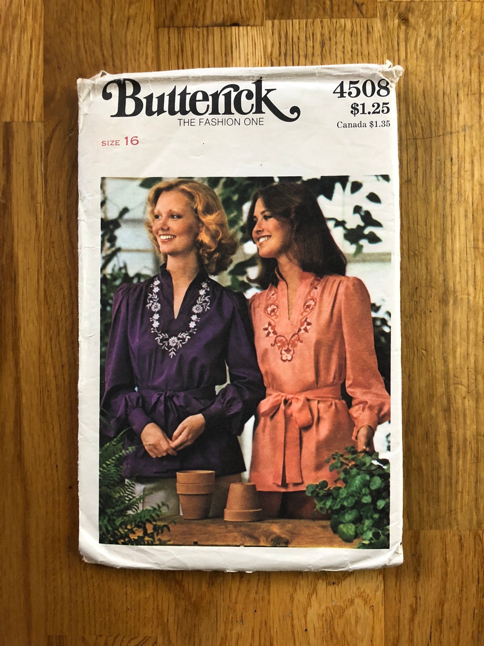 70s Boho Top Sewing Pattern / Vintage Women's Blouse Belt - Etsy