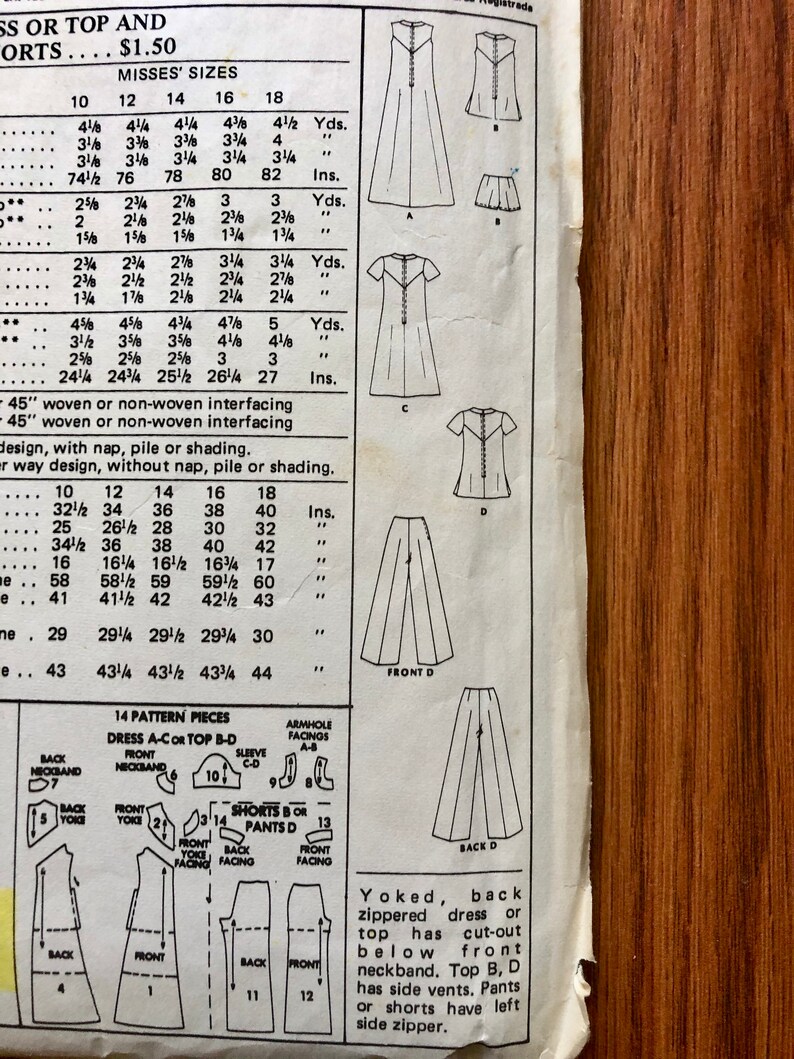 70s Maxi Dress Sewing Pattern / Vintage 1970s Women's - Etsy