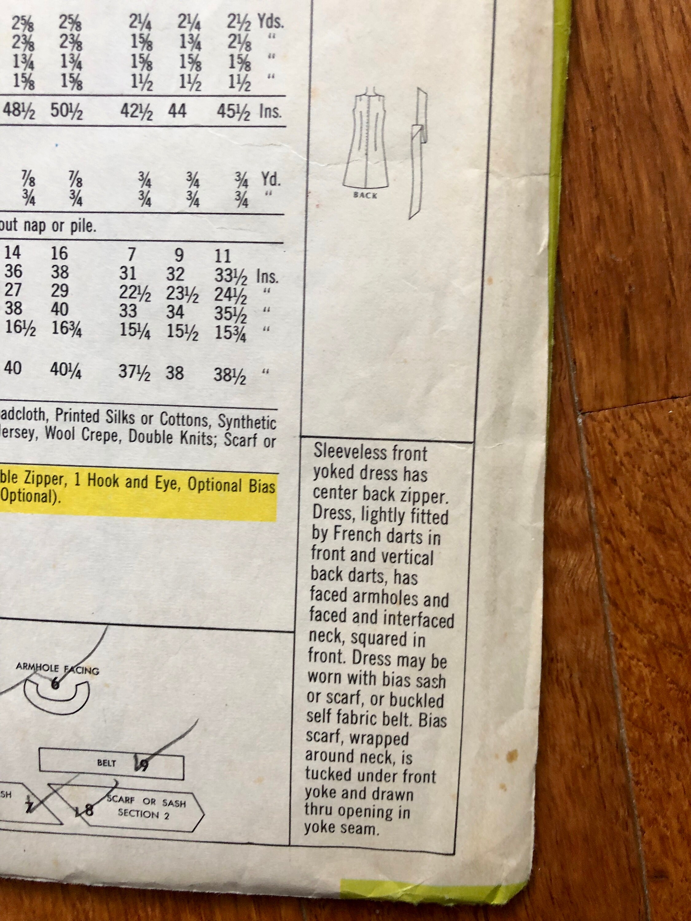 60s Mod A-line Dress Sewing Pattern / 1960s Vintage | Etsy