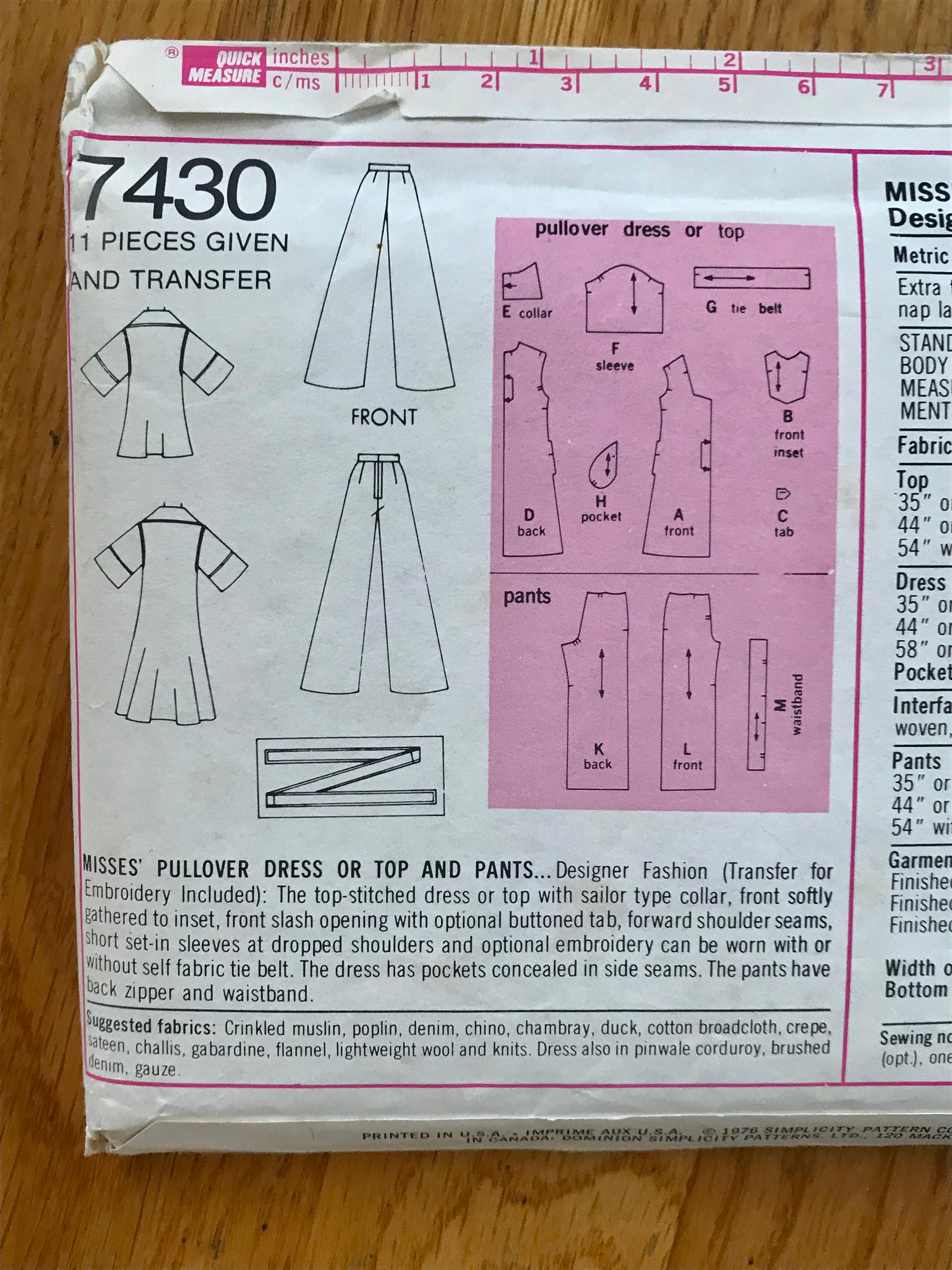 70s Caftan Top Sewing Pattern / Vintage 1970s Women's Boho - Etsy