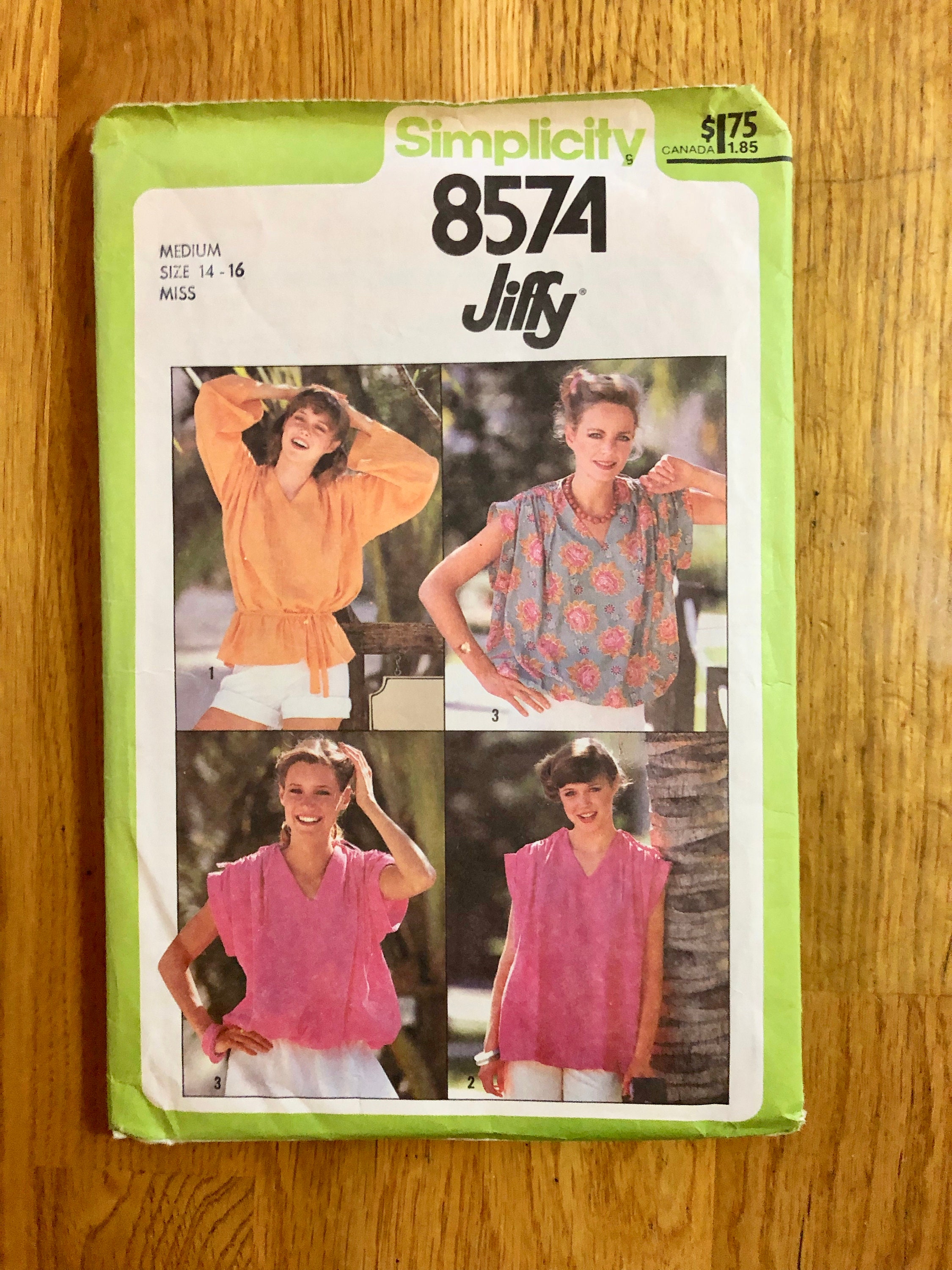 Craft Supplies & Tools Kits & How To 70s Vintage Easy to Sew Hoodie or ...