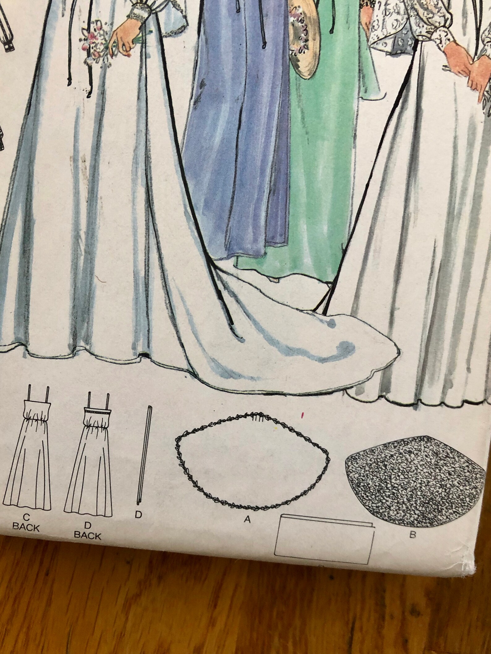 80s Wedding Dress & Veil Sewing Pattern / 1980s Vintage - Etsy
