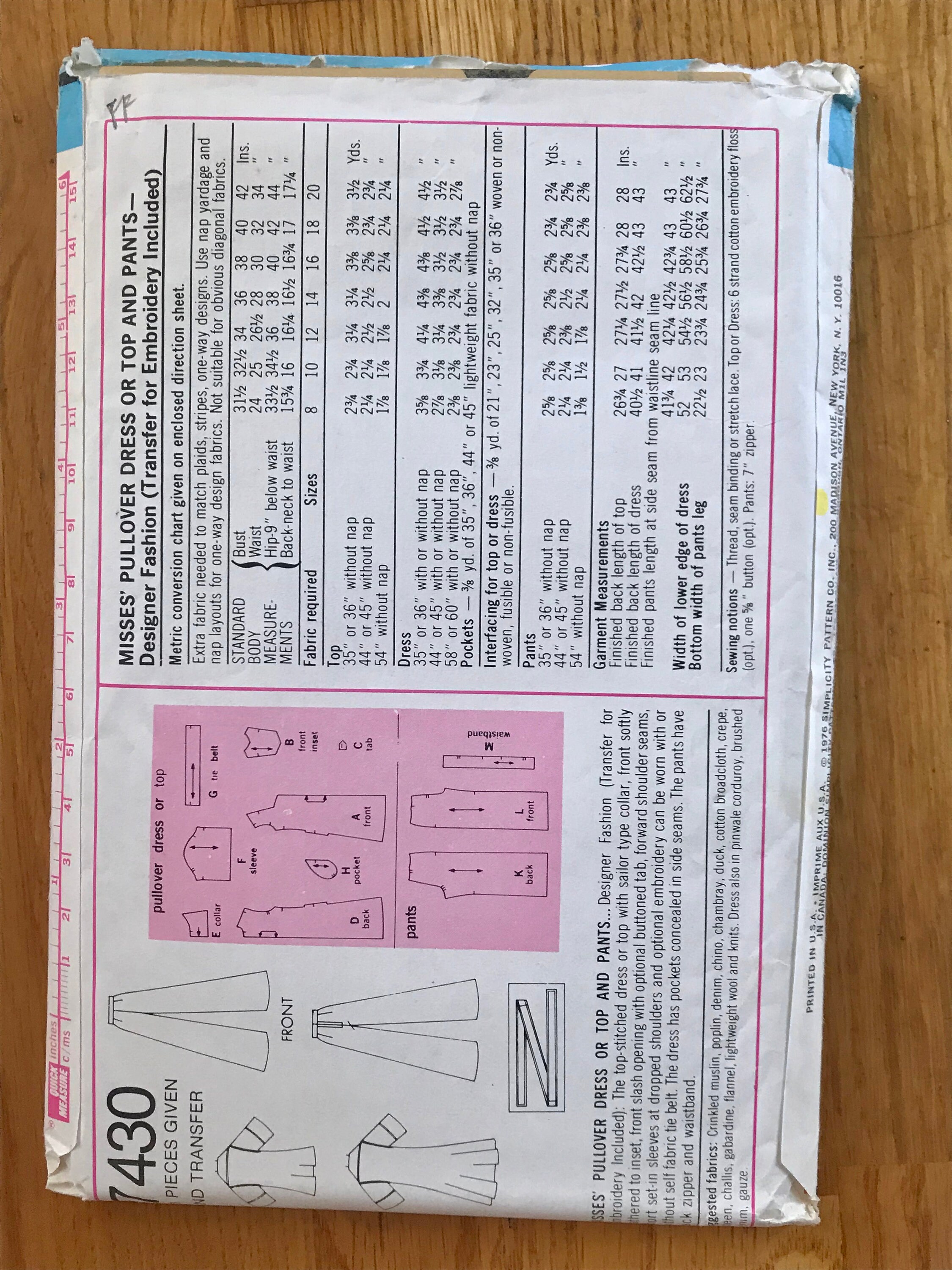 70s Caftan Top Sewing Pattern / Vintage 1970s Women's Boho - Etsy