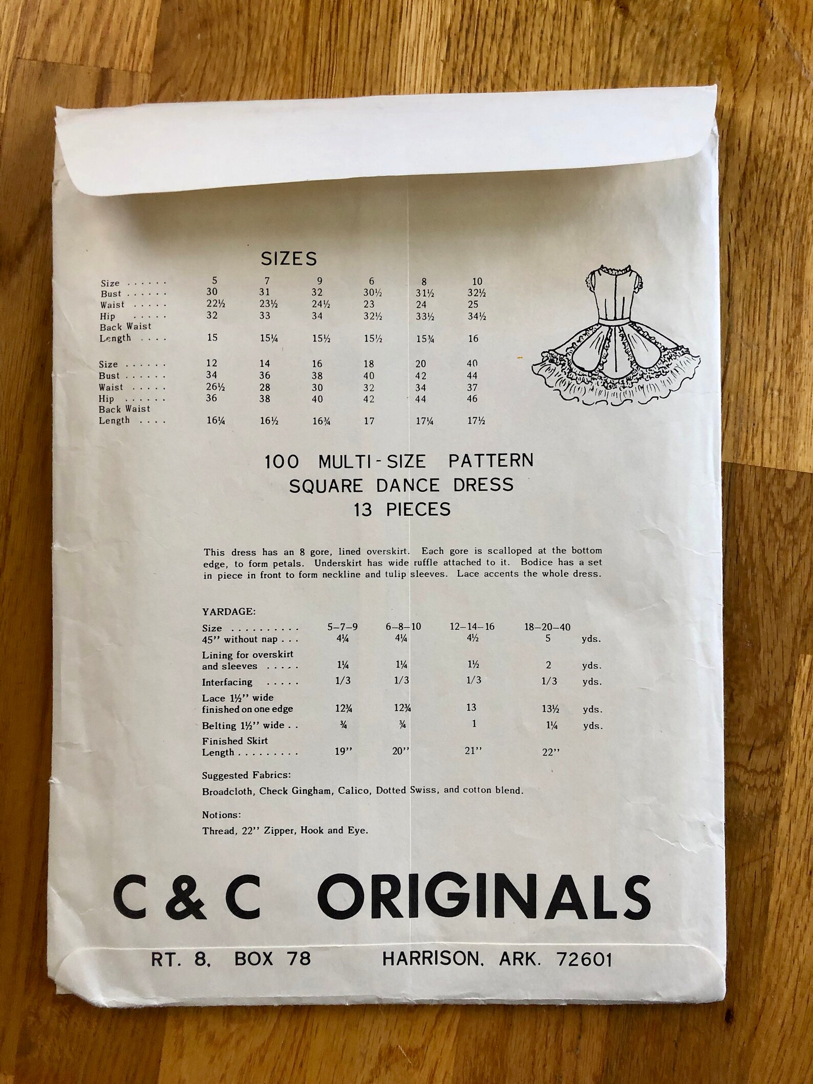 Square Dance Dress Sewing Pattern / 1970s Vintage Petal Skirt - Etsy
