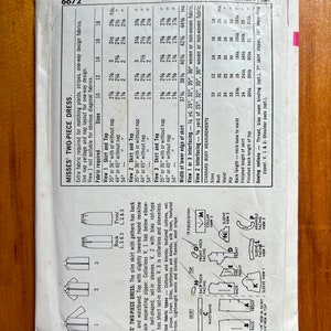 1960s Top & Skirt Sewing Pattern / Vintage 60s Women's Blouse and Skirt ...