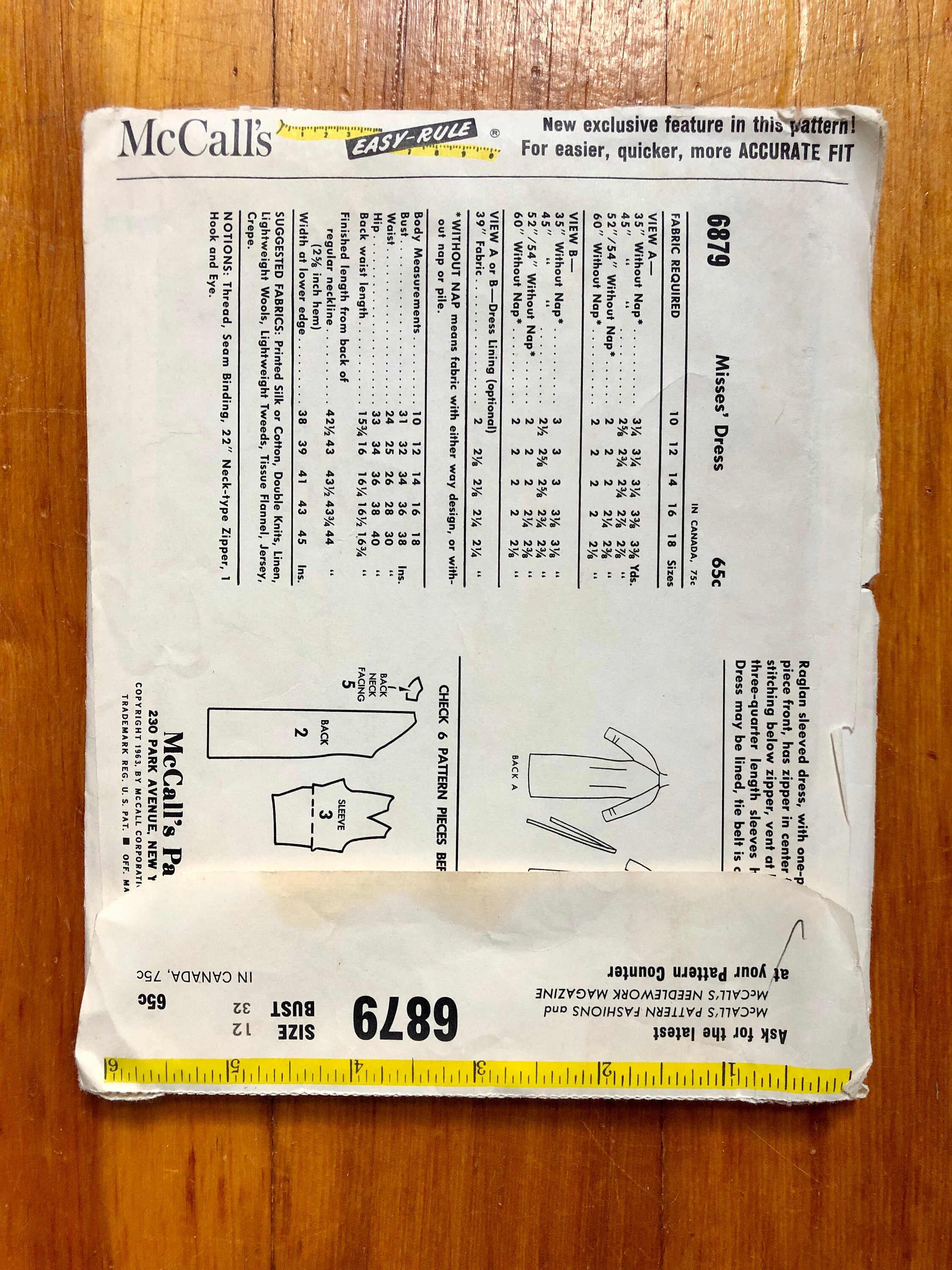 60s Zipper Front Dress Sewing Pattern / 1960s Vintage Easy to - Etsy