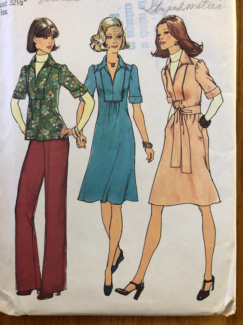 Dress Top & Pants Sewing Pattern for Women / Simplicity 7049 | Etsy
