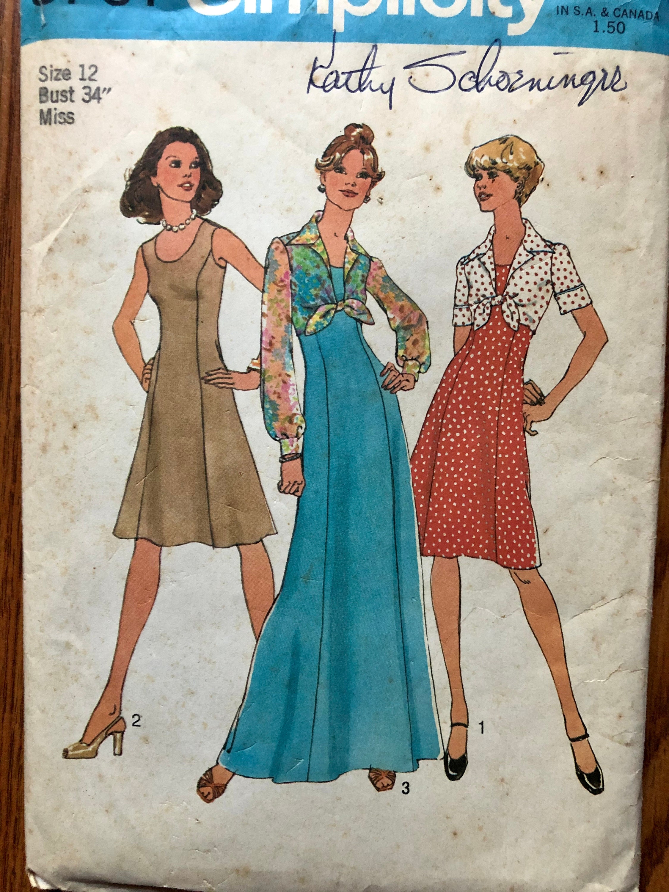 1970 Dress Patterns