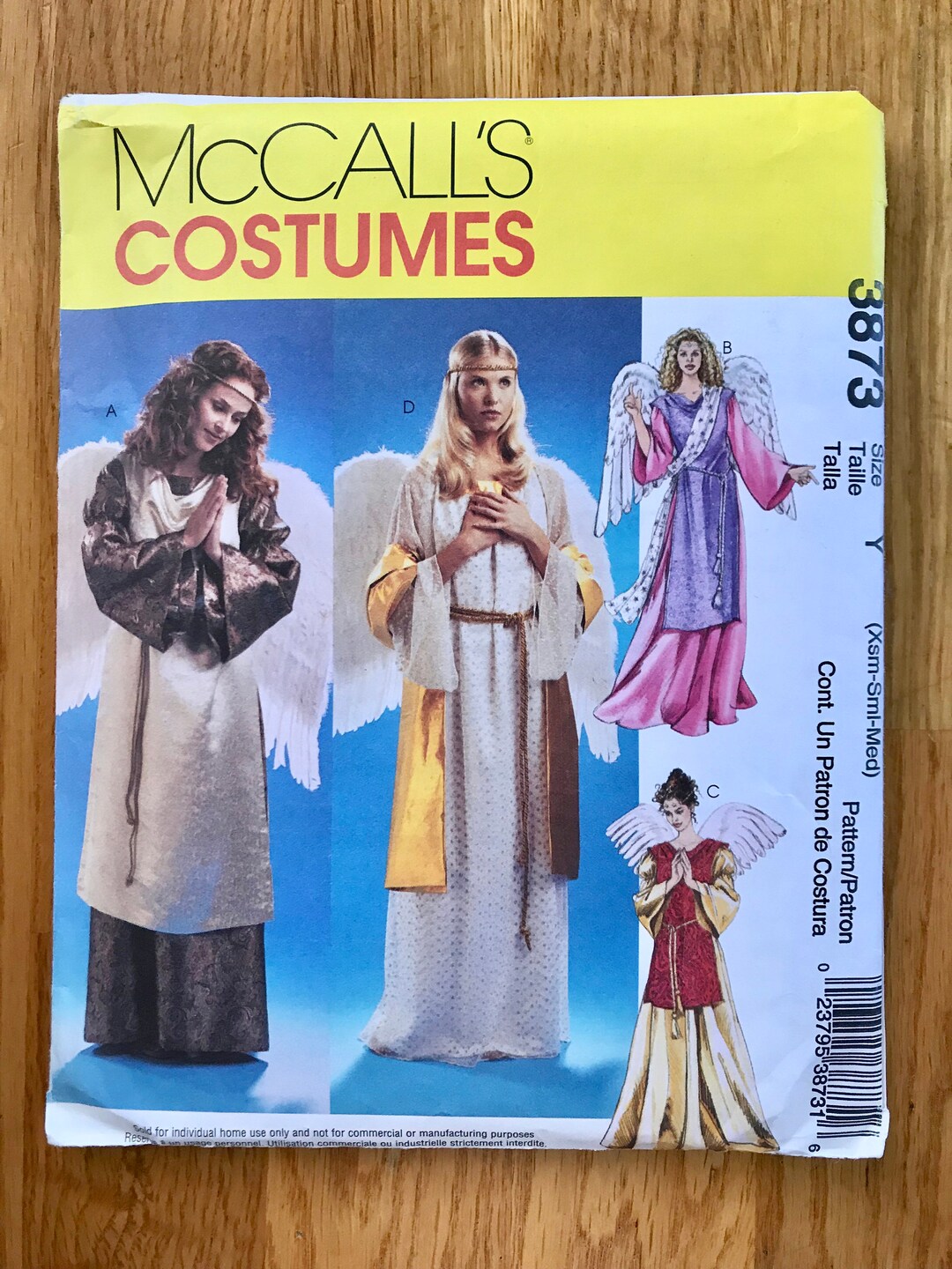 Women's Angel Costume Sewing Pattern / Theatrical Costumes / Dress ...