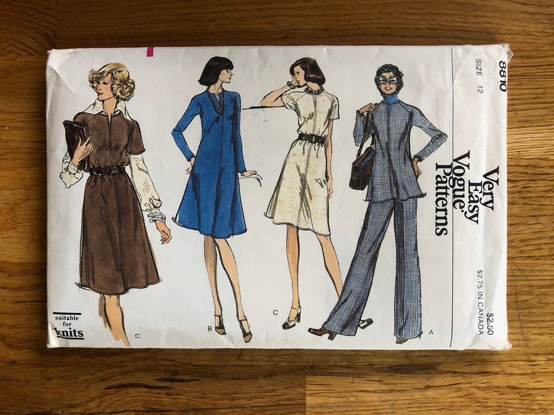 70s Tunic, Pants & Dress Sewing Pattern / 1970s Vintage Dress / Women's ...