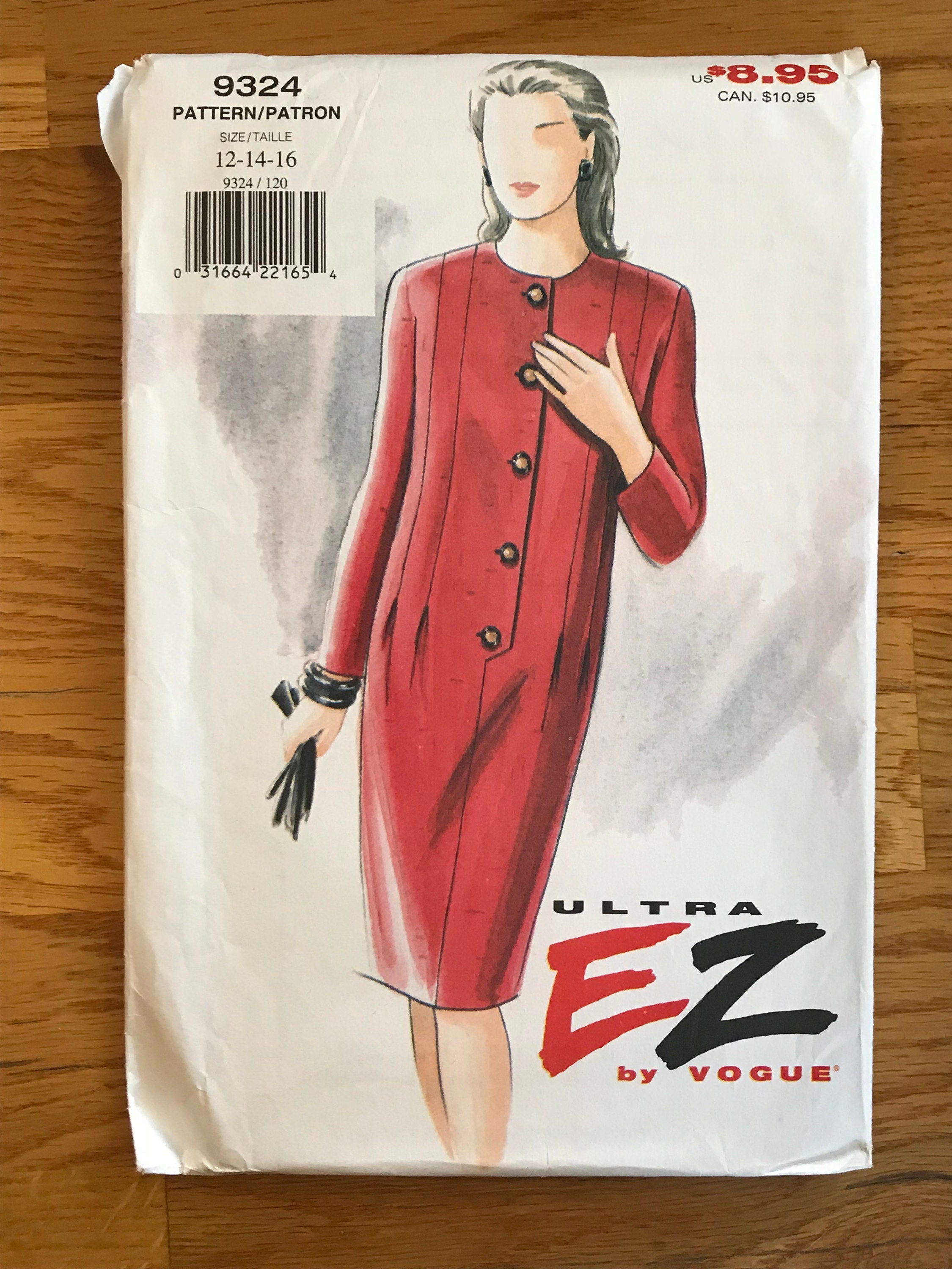 Sewing & Fiber Patterns Dress Vintage Sewing Pattern Bust 34 36 38 ...