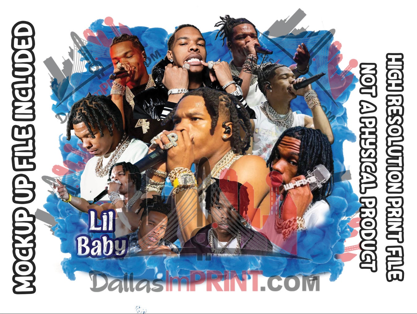 Lil Baby, Tumbler Sublimation Design PNG, 20 Oz Skinny, Instant Digital ...