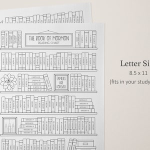 BOM Reading Chart-english LDS Young Women LDS Youth Relief Society ...