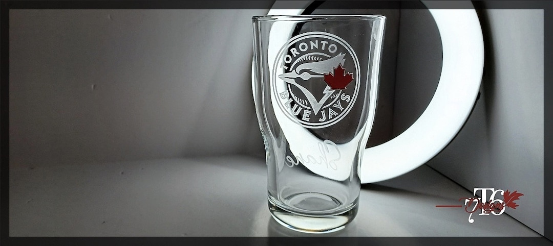 Etched Beer Glass/baseball Themed Beer Glass/personalized Beer Glass - Etsy