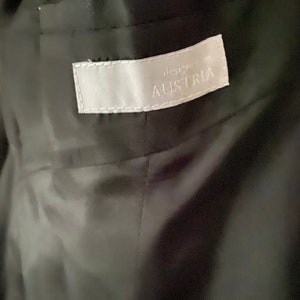 Vintage Long Black Cape Coat With Hood , Size M - Etsy