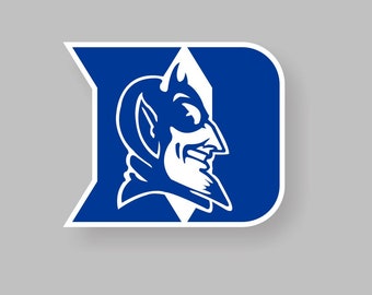 Duke Blue Devils Decal | Etsy
