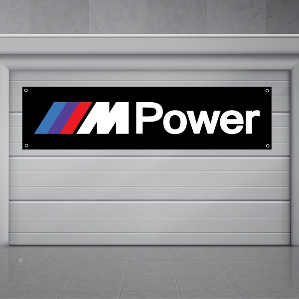 Bmw M Garage Banner - Etsy