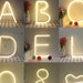 LED Alphabets Numbers Letters NEON Kids Wall Decor - Etsy UK