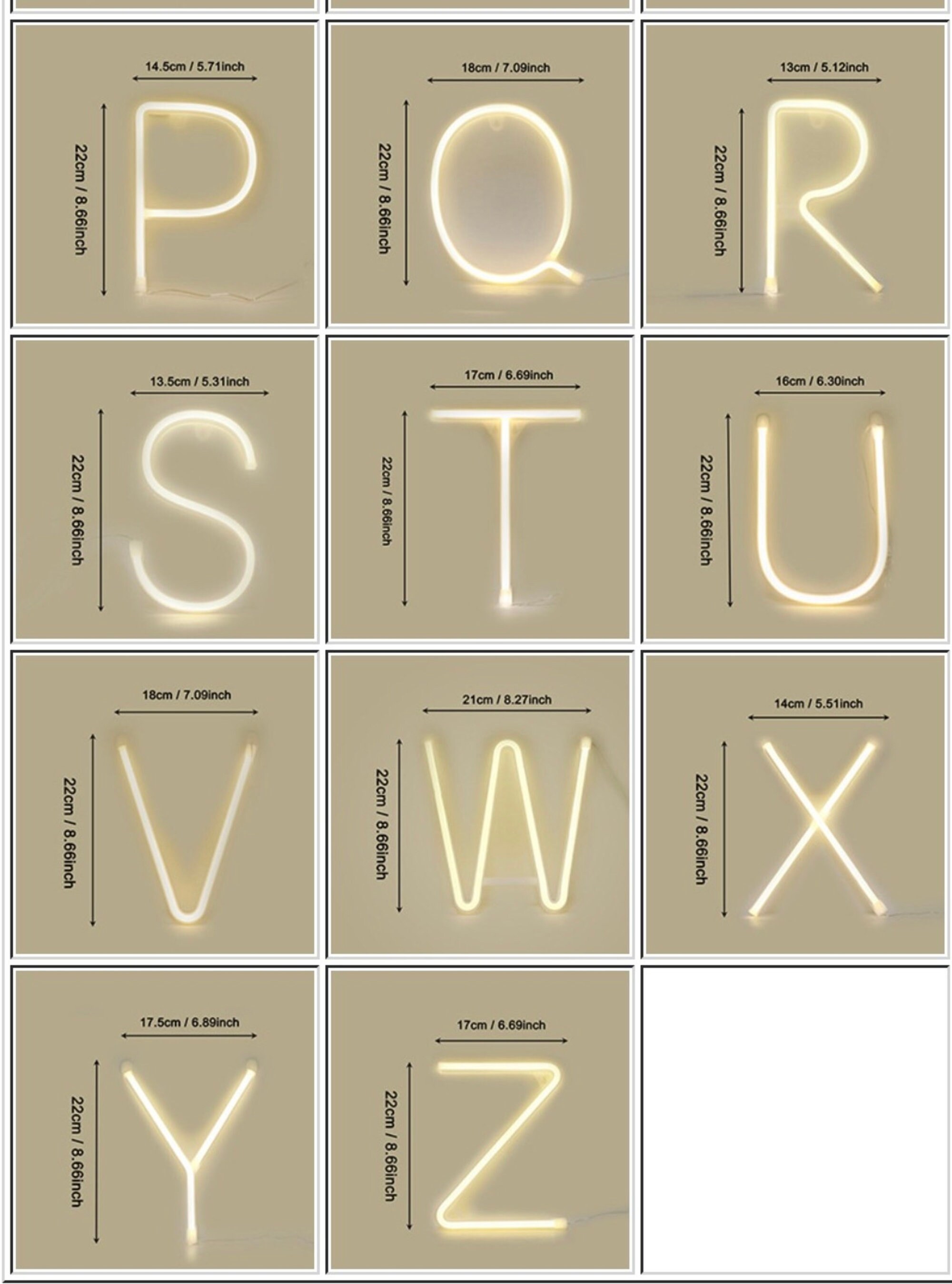 LED Neon Alphabets Numbers Letters NEON Pink Kids | Etsy